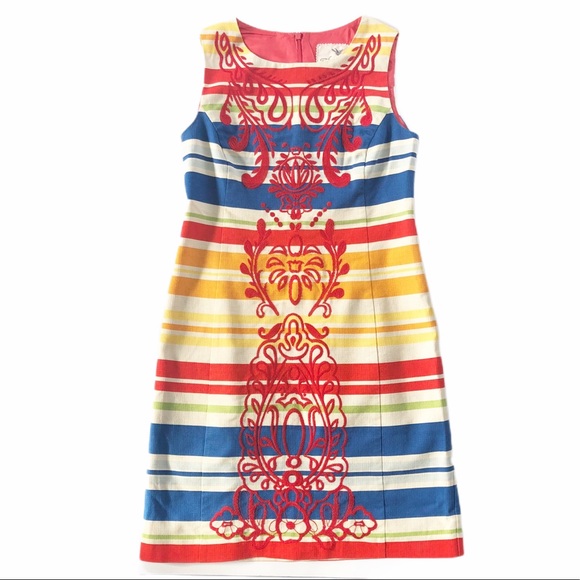 Anthropologie | Dresses | Anthro Tabitha Banded Totem Shift Sz 6 | Poshmark